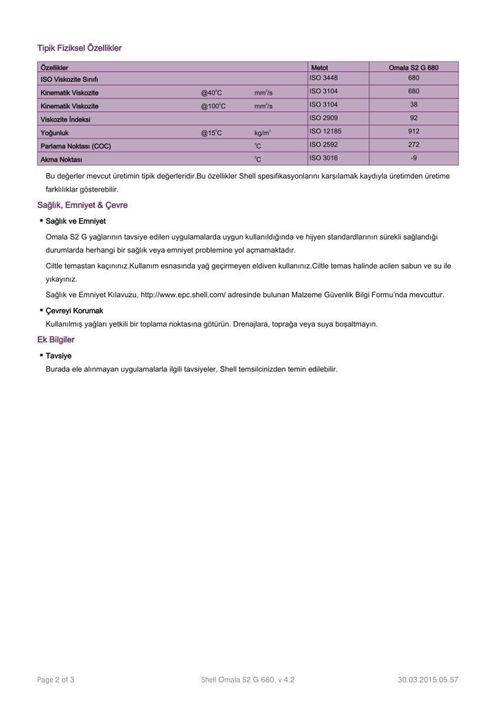 Endüstriyel Dişli Yağları